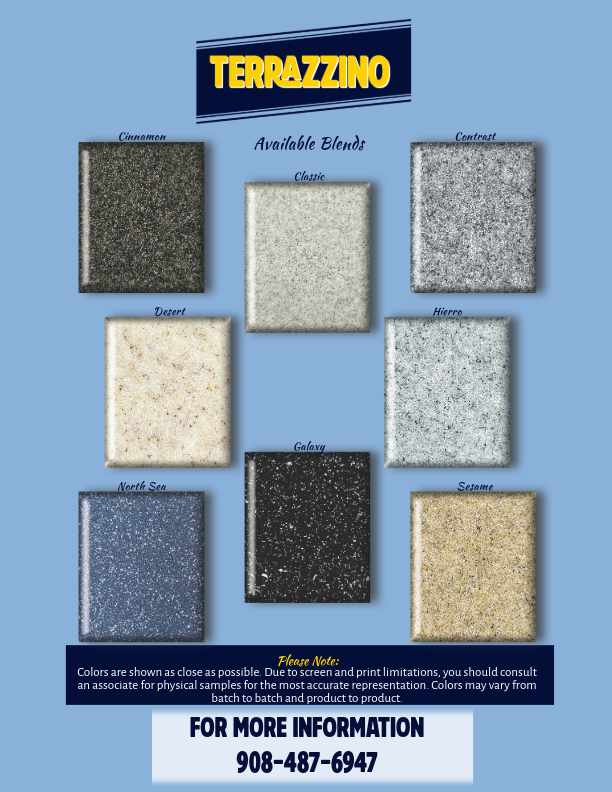 Terrazzino Self Leveling Epoxy Flooring Kit – Easy Terrazzo Look, High ...