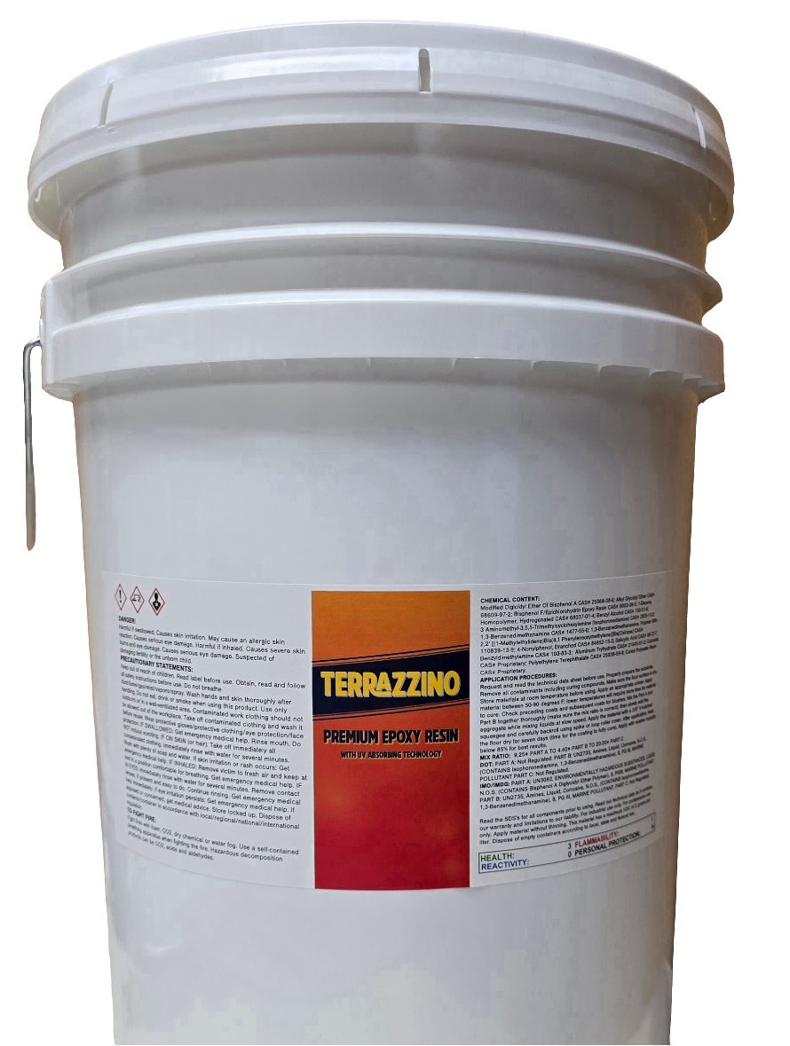 Terrazzino Self Leveling Epoxy Flooring Kit – Easy Terrazzo Look, High ...